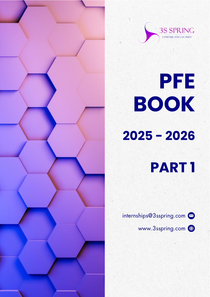 PFE Book 3S Spring 2025-2026 : Stages pour étudiants