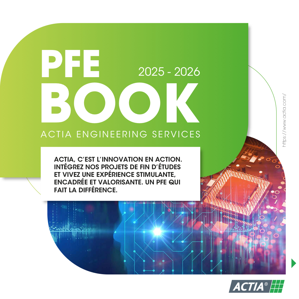 PFE Book ACTIA 2025-2026 : Stages pour étudiants