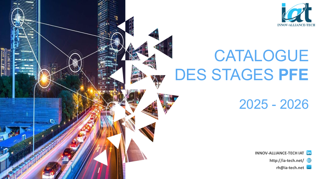 PFE Book INNOV-ALLIANCE-TECH IAT 2025-2026 : Stages pour étudiants