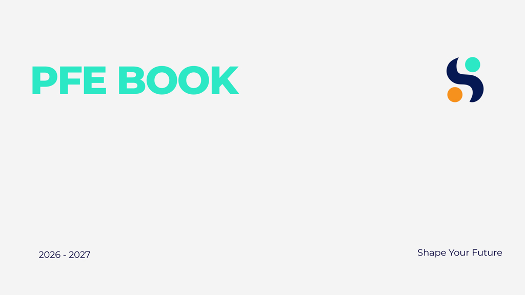 PFE Book Shape Your Future 2025-2026 : Stages pour étudiants