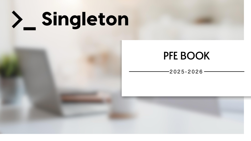 PFE Book Singleton 2025-2026 : Stages pour étudiants
