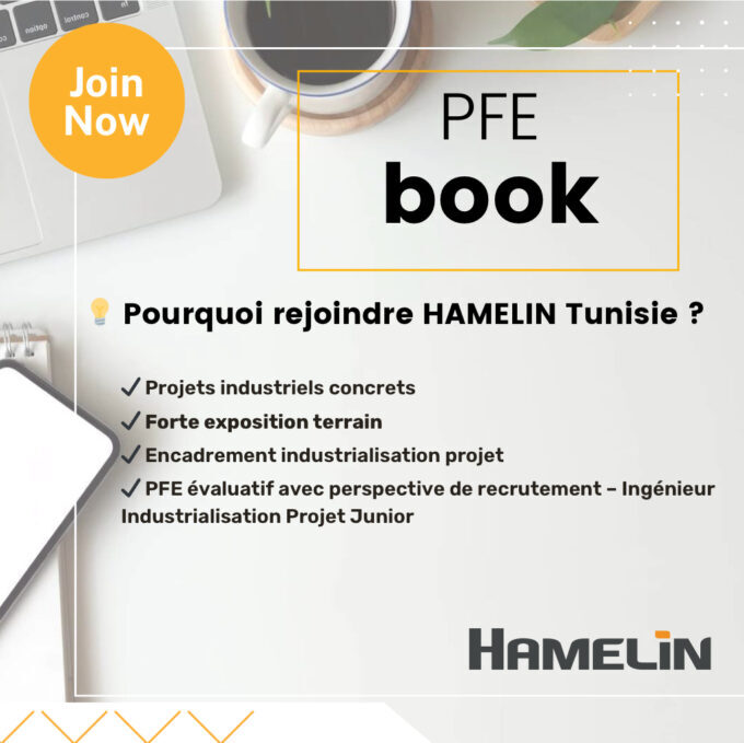 Catalogue PFE Book 2025, Stages 2026 Tunisie, France et à l’international